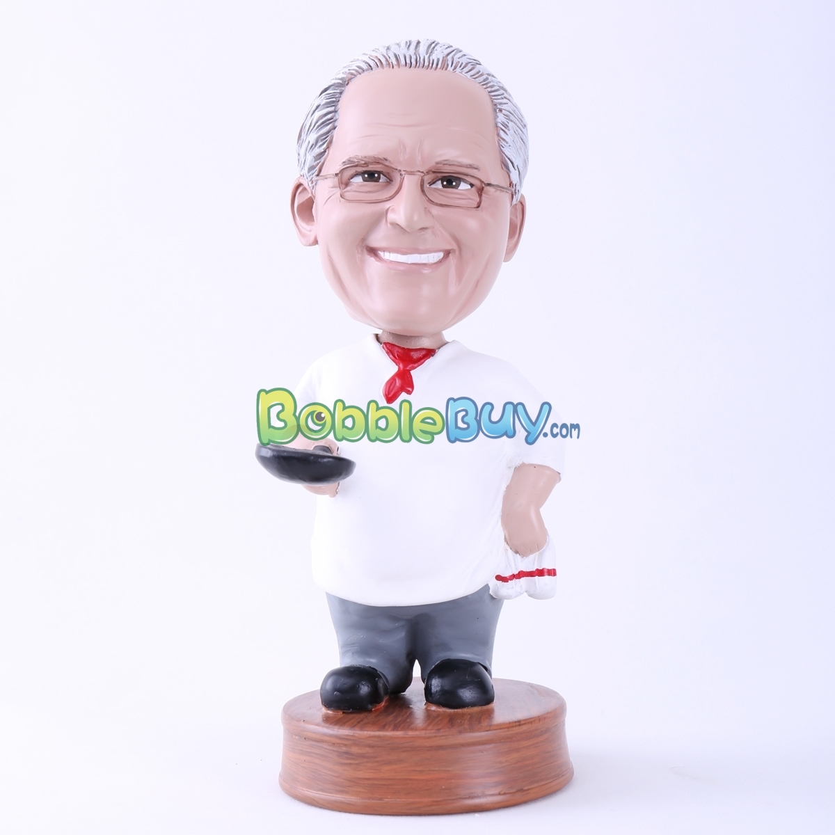 Happy Chef Bobblehead | BobbleBuy - Custom Bobbleheads from $50