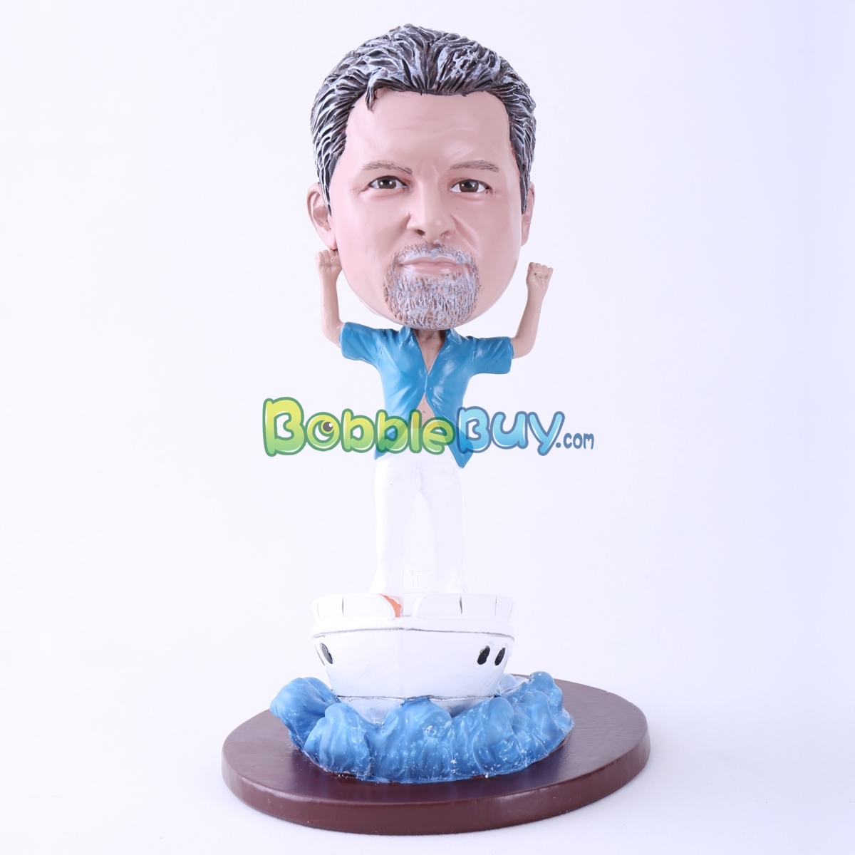 Boating Man Bobblehead | BobbleBuy - Custom Bobbleheads from $50