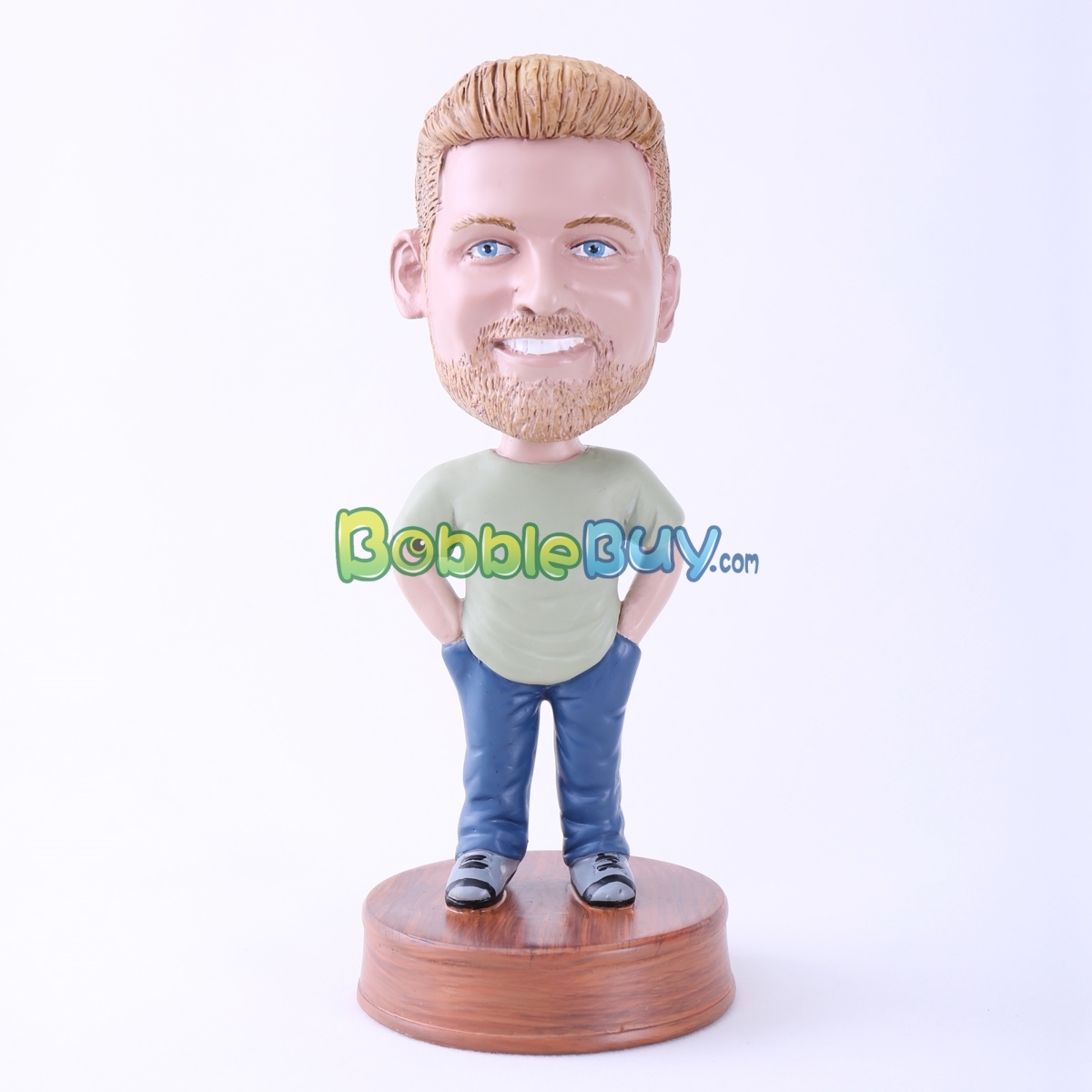 Casual Man Hands in Pockets Bobblehead | BobbleBuy - Custom Bobbleheads ...