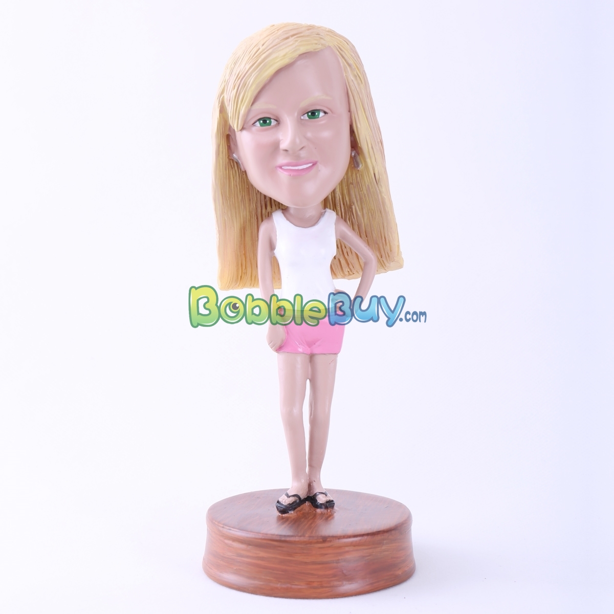 Casual Woman Bobblehead | BobbleBuy - Custom Bobbleheads from $50