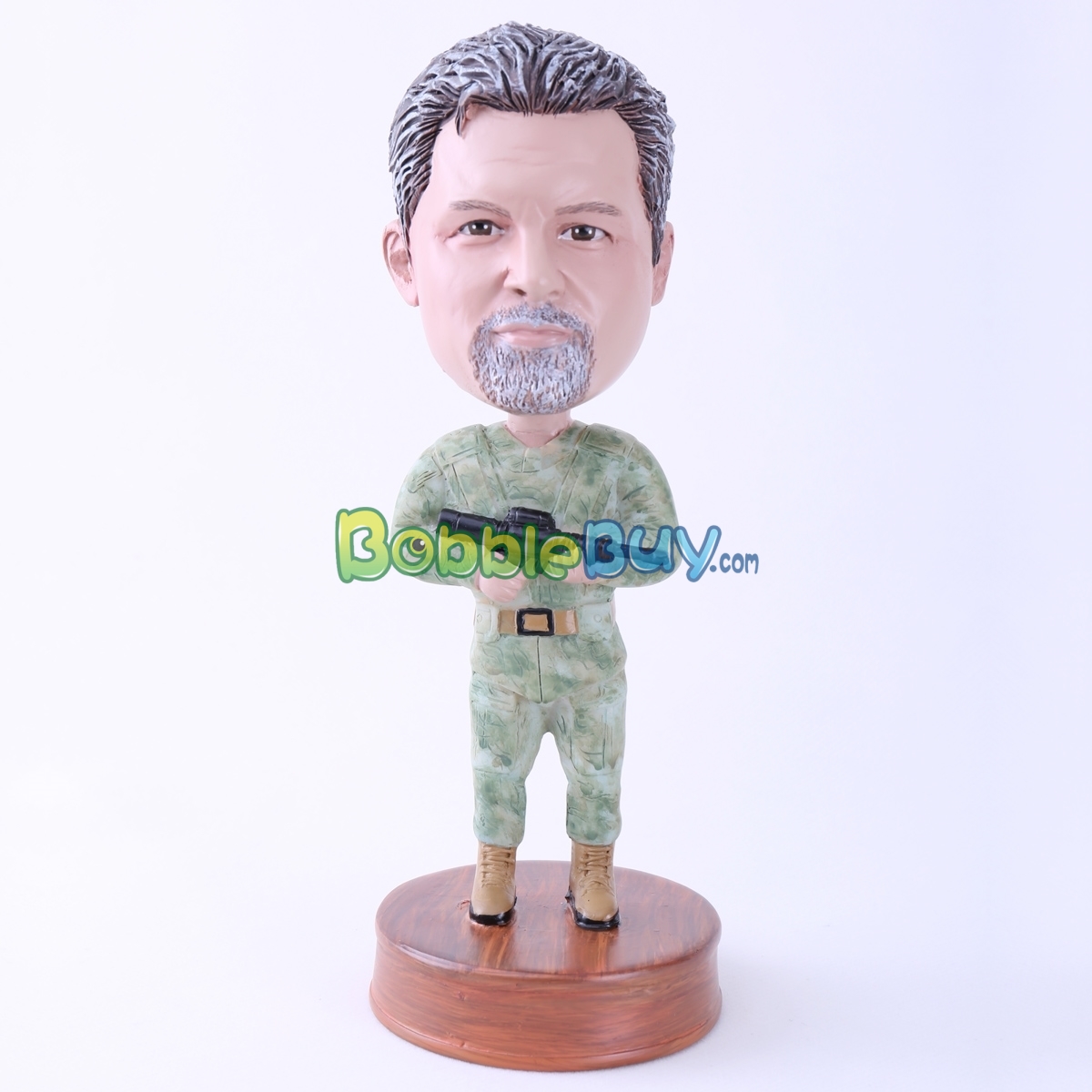 Cool Marines Holding Gun Bobblehead | BobbleBuy - Custom Bobbleheads ...