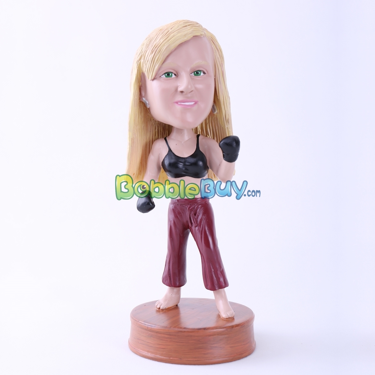 Female Boxing Bobblehead | BobbleBuy - Custom Bobbleheads from $50