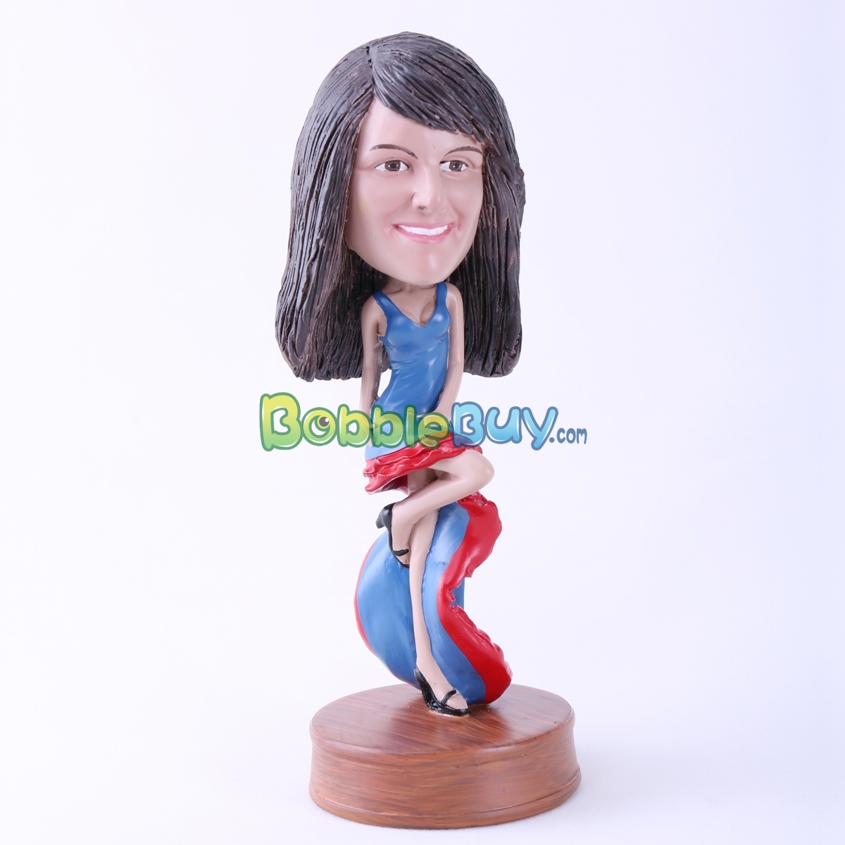 Lady in Long Dress Bobblehead | BobbleBuy - Custom Bobbleheads from $50