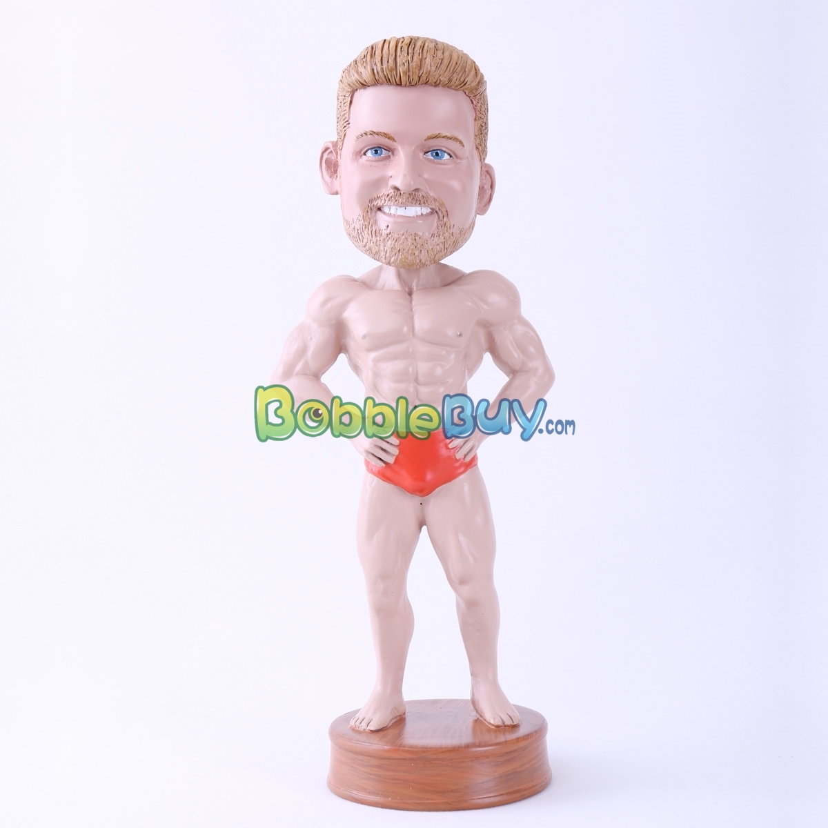 Muscle Man Hands on Hips Bobblehead | BobbleBuy - Custom Bobbleheads ...