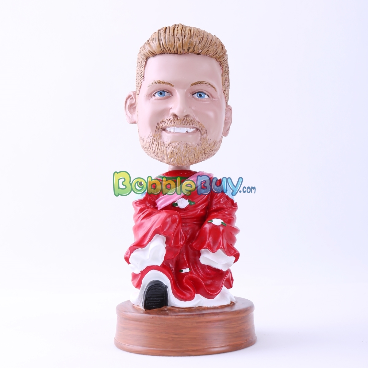 Red Costume Man Bobblehead | BobbleBuy - Custom Bobbleheads from $50