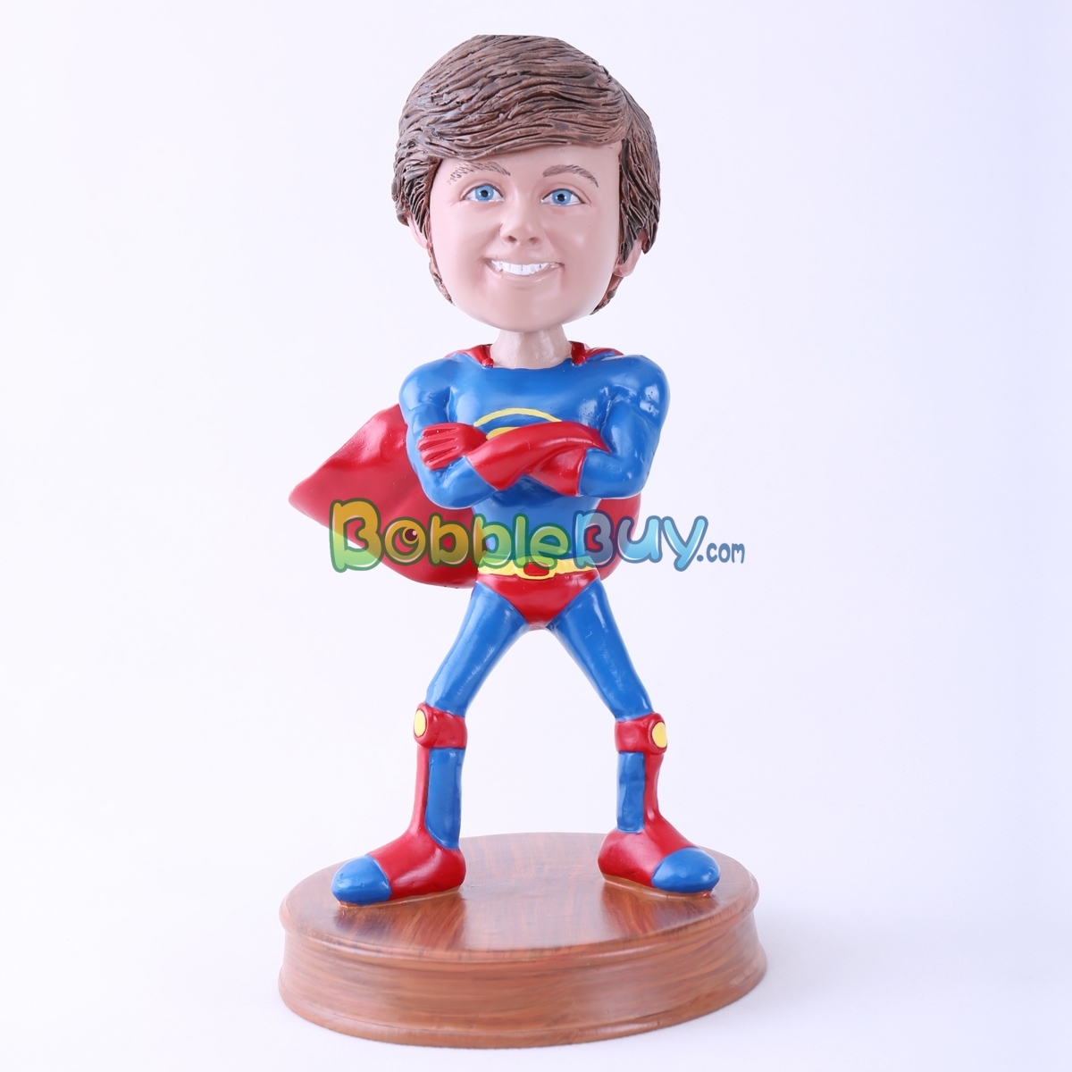 Superman Boy Having Fun Bobblehead | BobbleBuy - Custom Bobbleheads ...