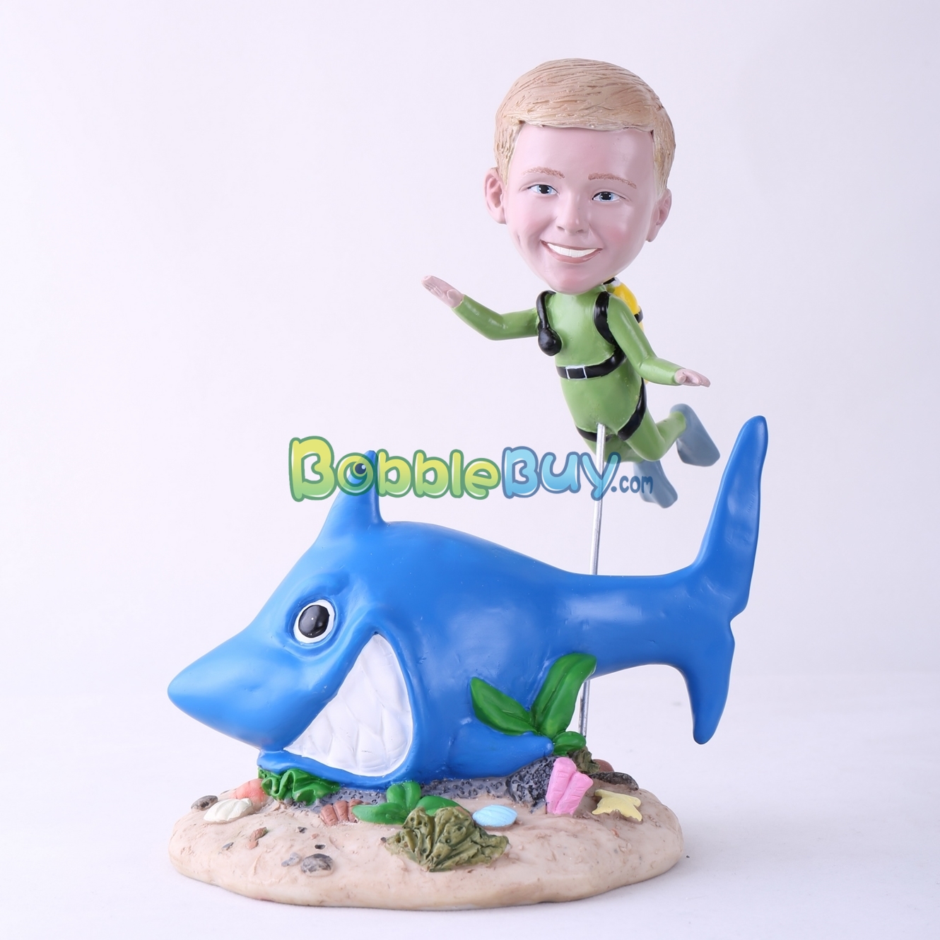 Scuba Diving Kid Bobblehead | BobbleBuy - Custom Bobbleheads from $50
