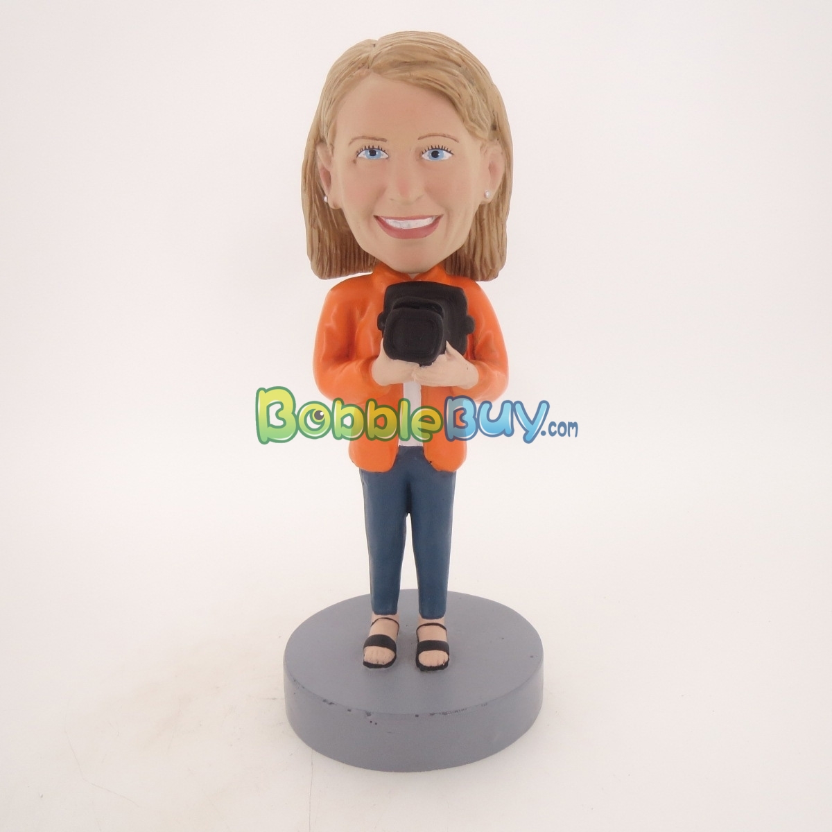 Black Hat Girl Bobblehead | BobbleBuy - Custom Bobbleheads from $50