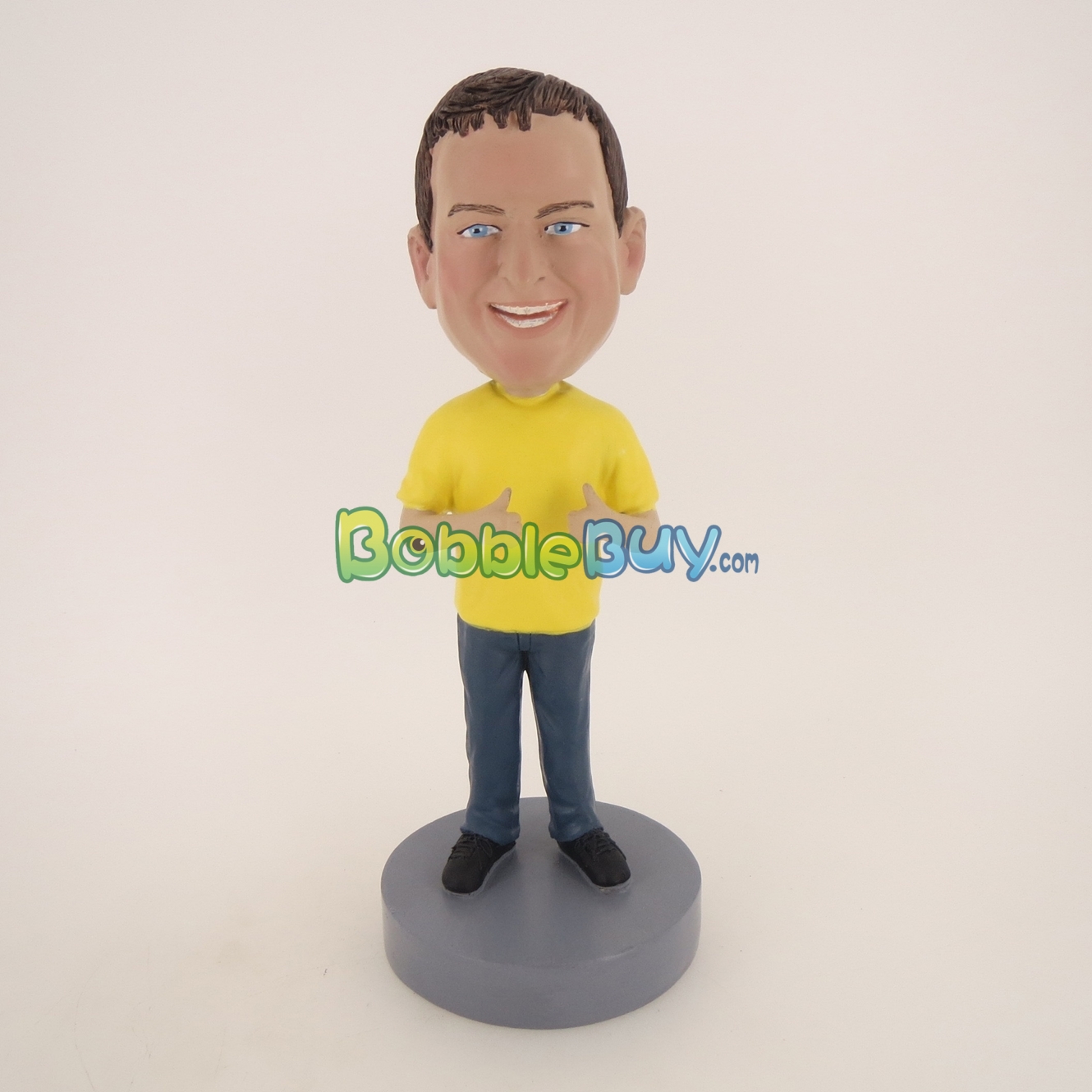Big Boy Thumbs Up Happily Bobblehead | BobbleBuy - Custom Bobbleheads ...