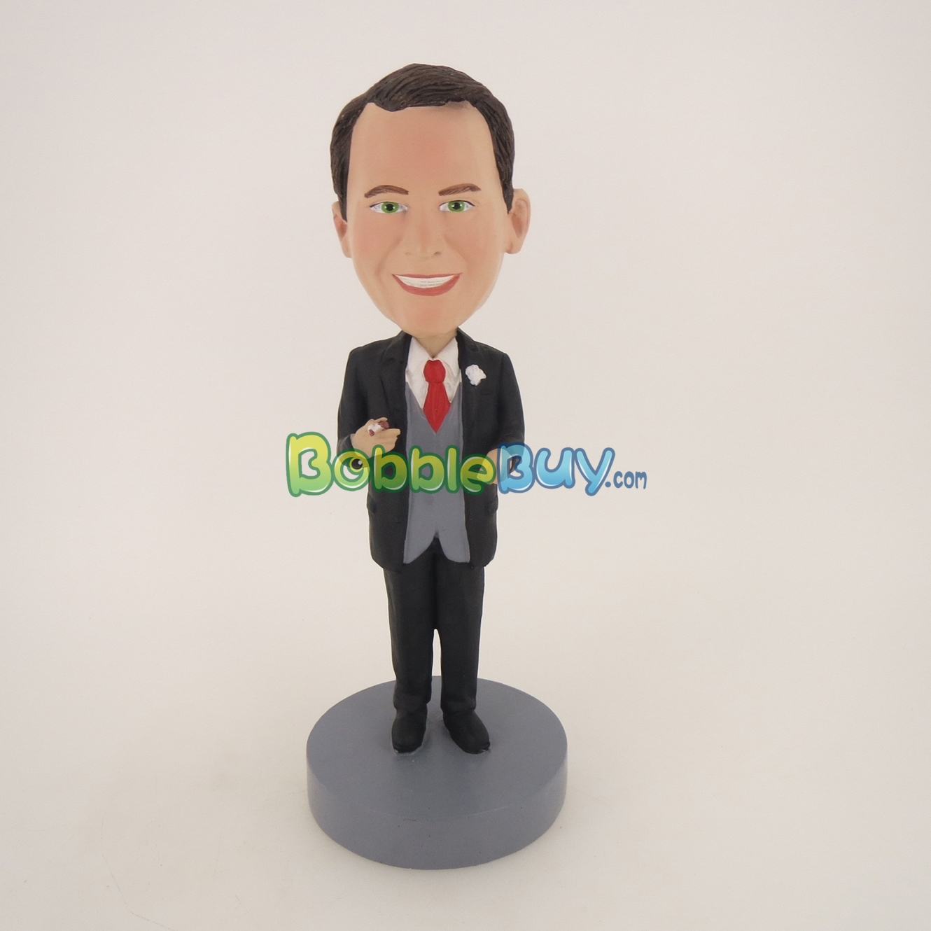 Business Man Having Cigar Bobblehead | BobbleBuy - Custom Bobbleheads ...