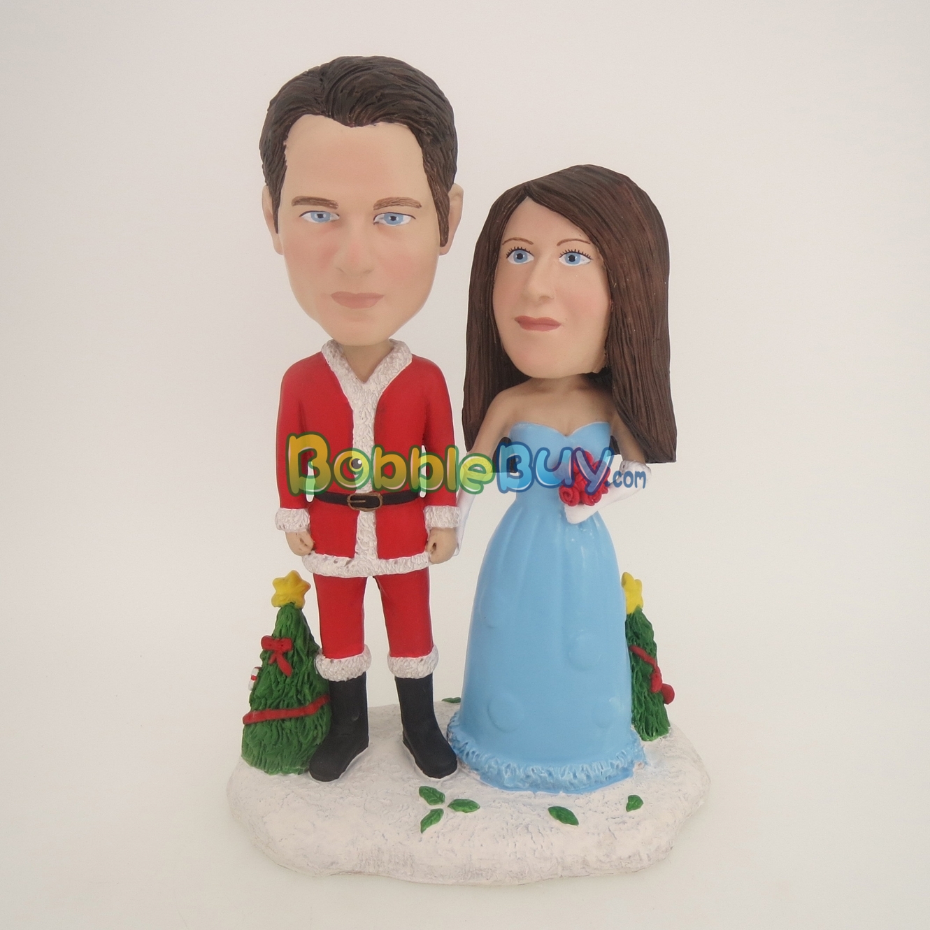 Christmas Couple Bobblehead | BobbleBuy - Custom Bobbleheads from $50