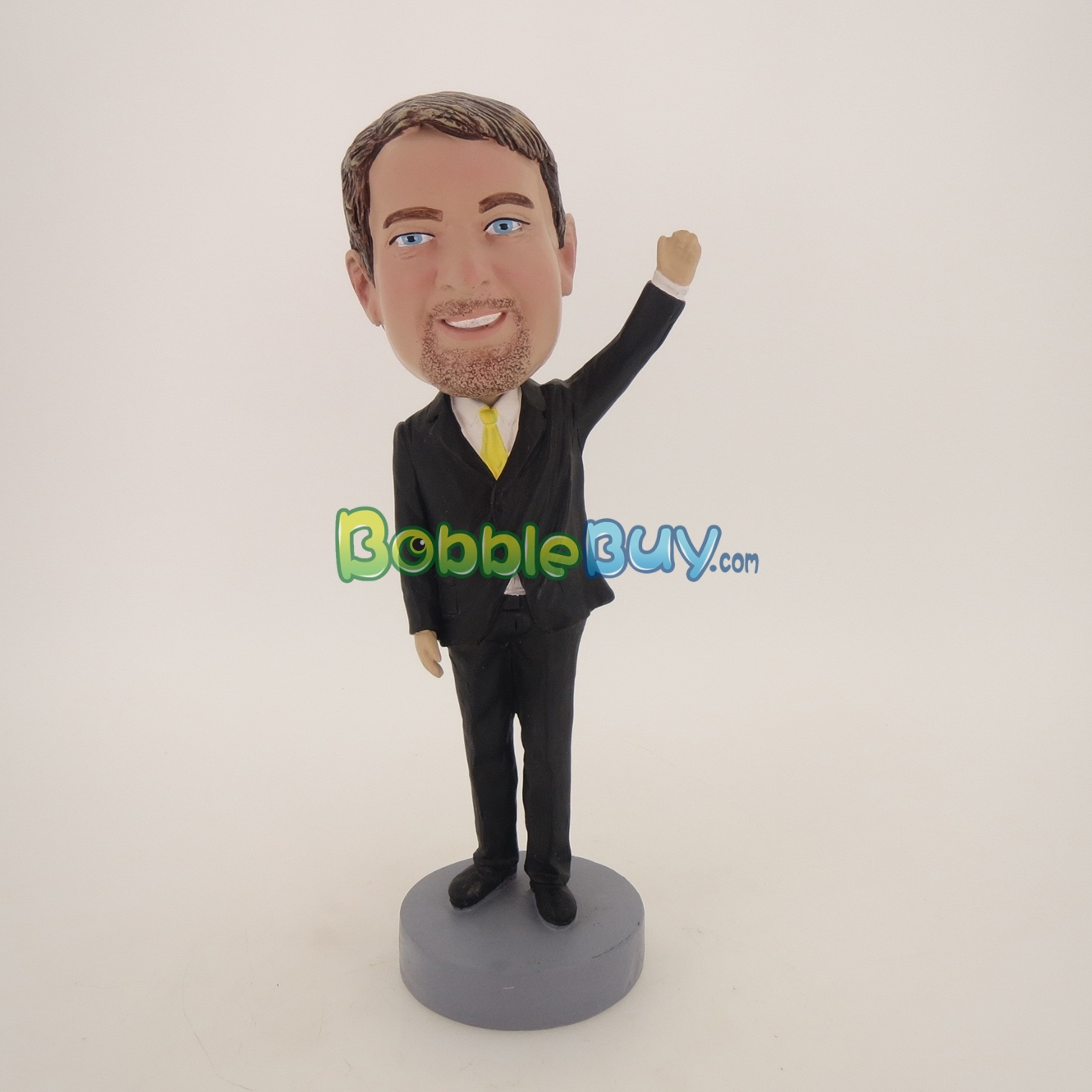 Business Man Waving Bobblehead | BobbleBuy - Custom Bobbleheads from $50