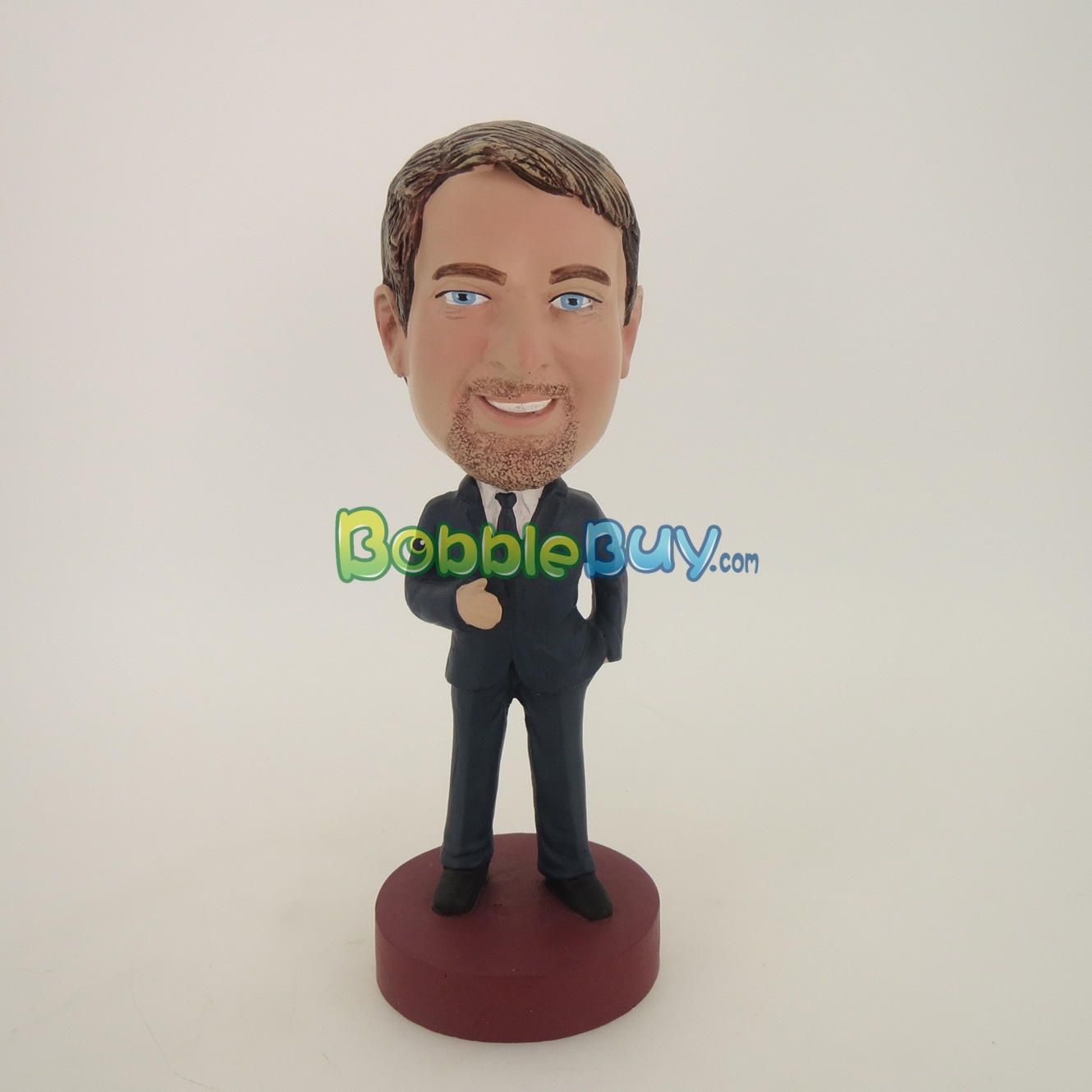 Business Man With Beard Bobblehead | BobbleBuy - Custom Bobbleheads ...