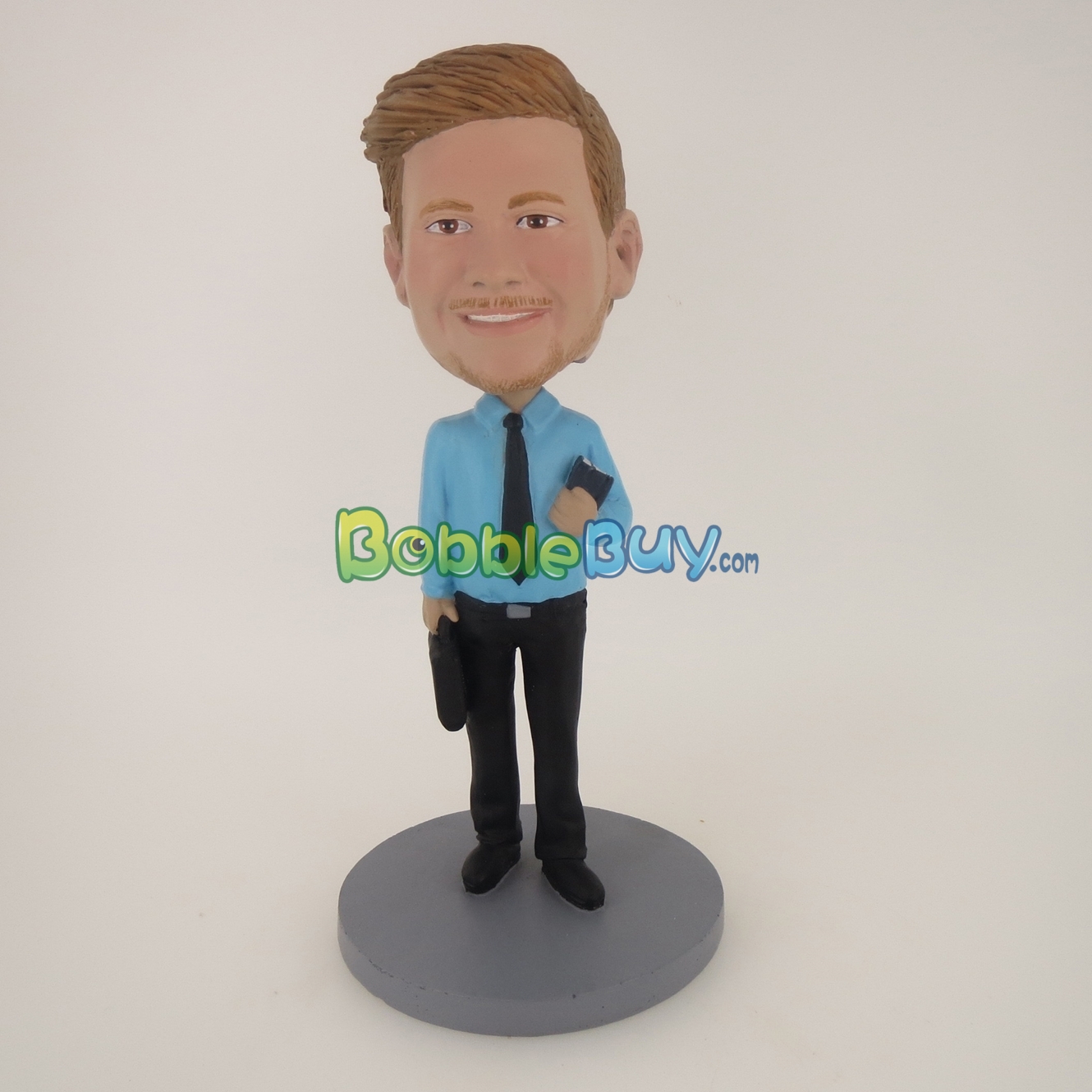 Business Man With Something In Both Hands Bobblehead | BobbleBuy ...