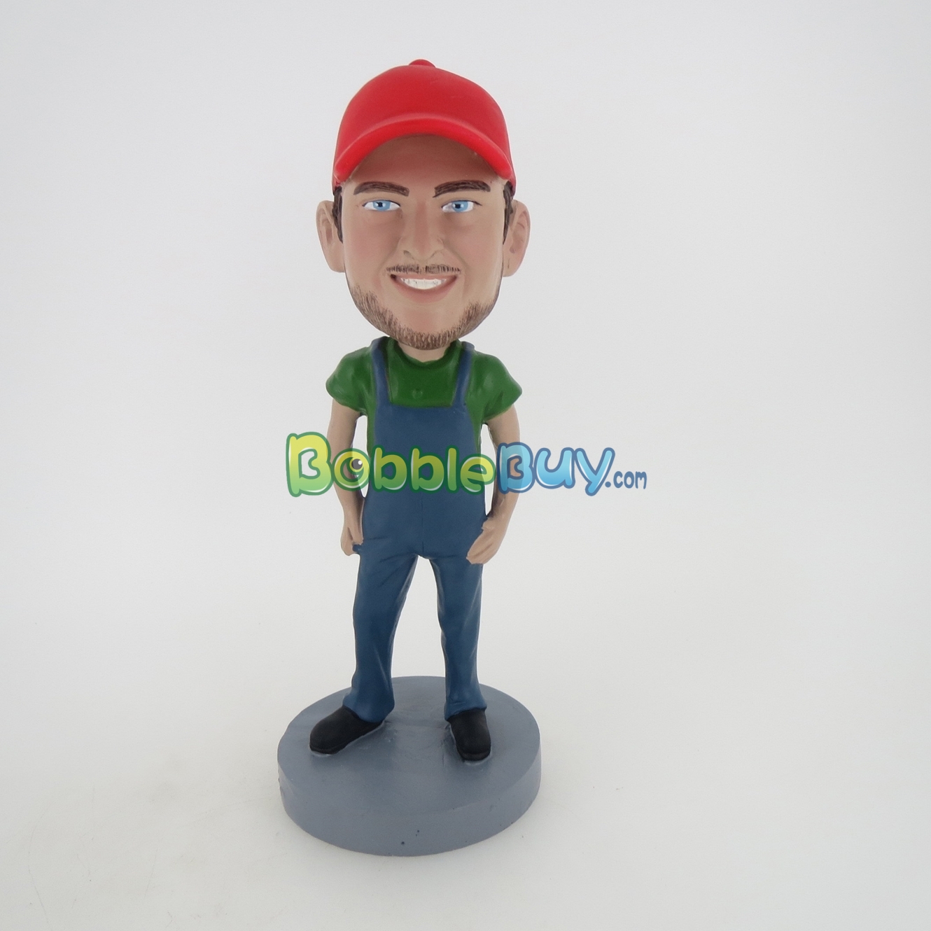 Casual Boy In Red Hat Bobblehead | BobbleBuy - Custom Bobbleheads from $50