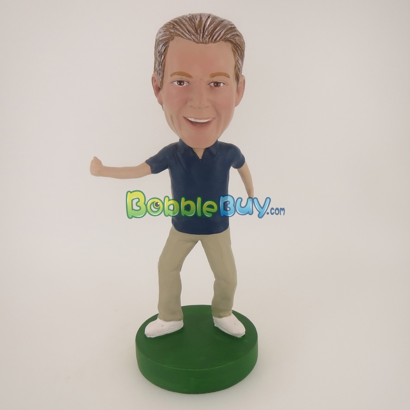 Casual Man Happily Excercising Bobblehead | BobbleBuy - Custom ...