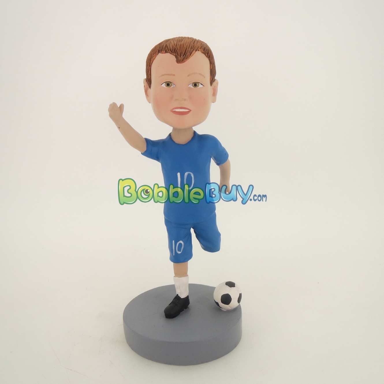 Boy Soccer Player Bobblehead | BobbleBuy - Custom Bobbleheads from $50