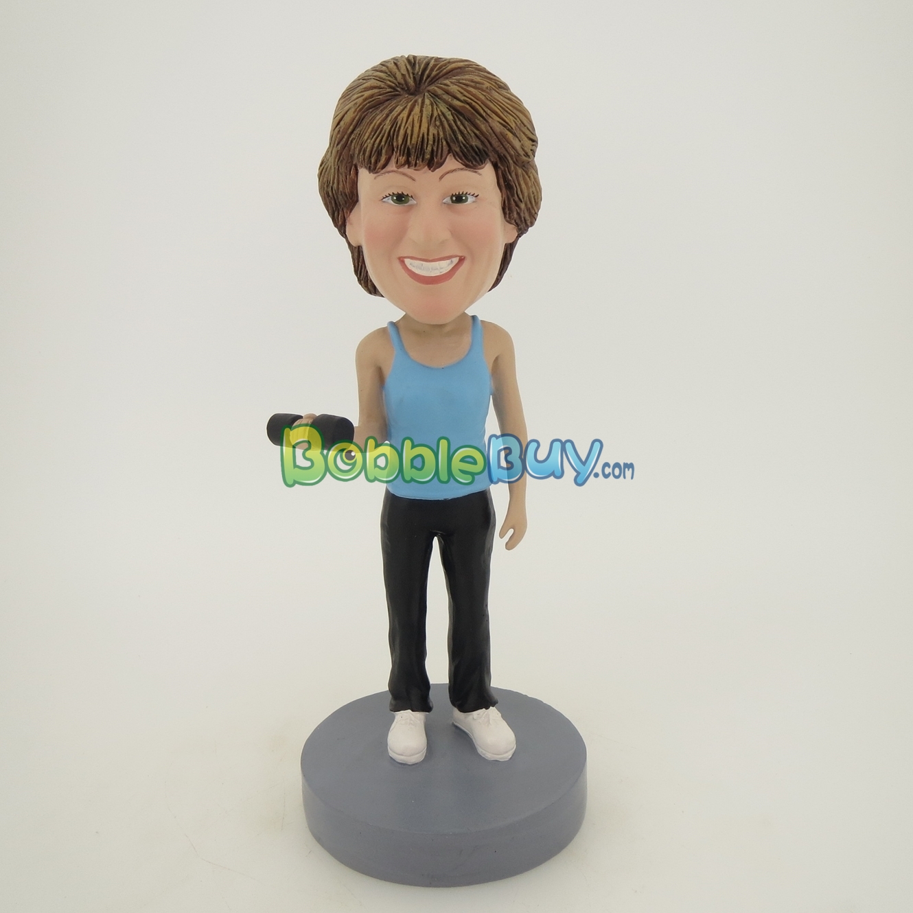 Body Building Woman Bobblehead | BobbleBuy - Custom Bobbleheads from $50