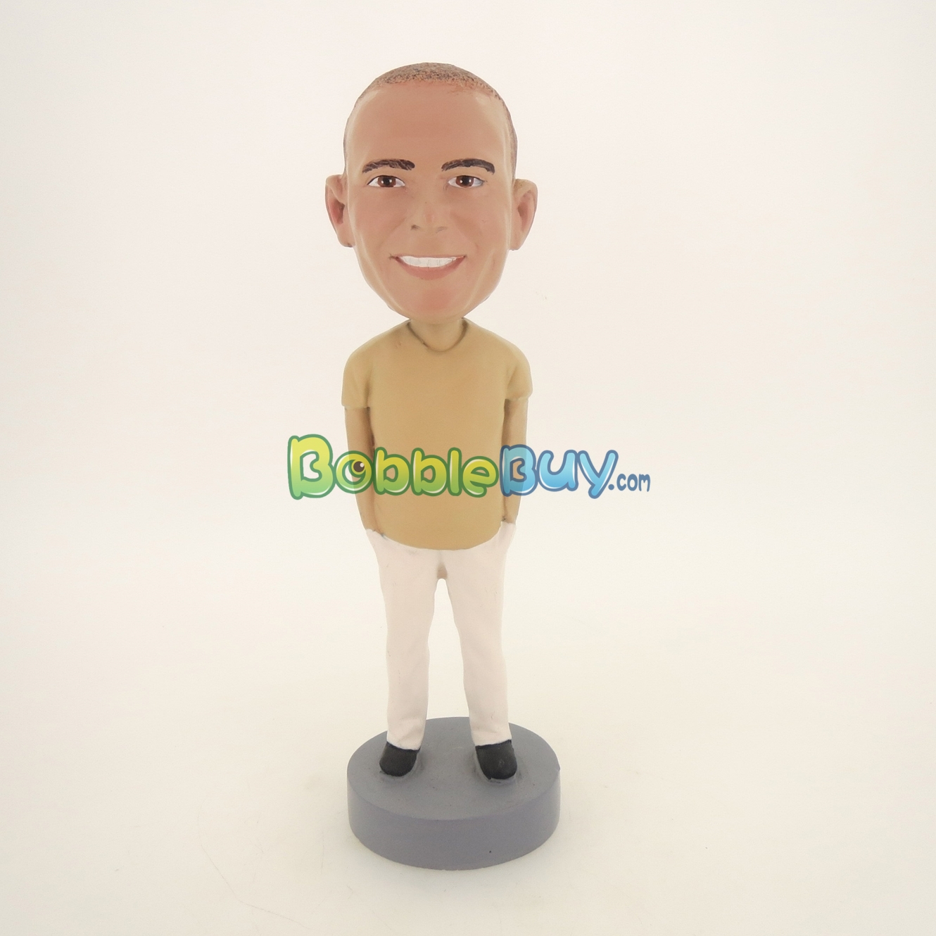 Casual Man With Both Hands In Pocket Bobblehead | BobbleBuy - Custom ...