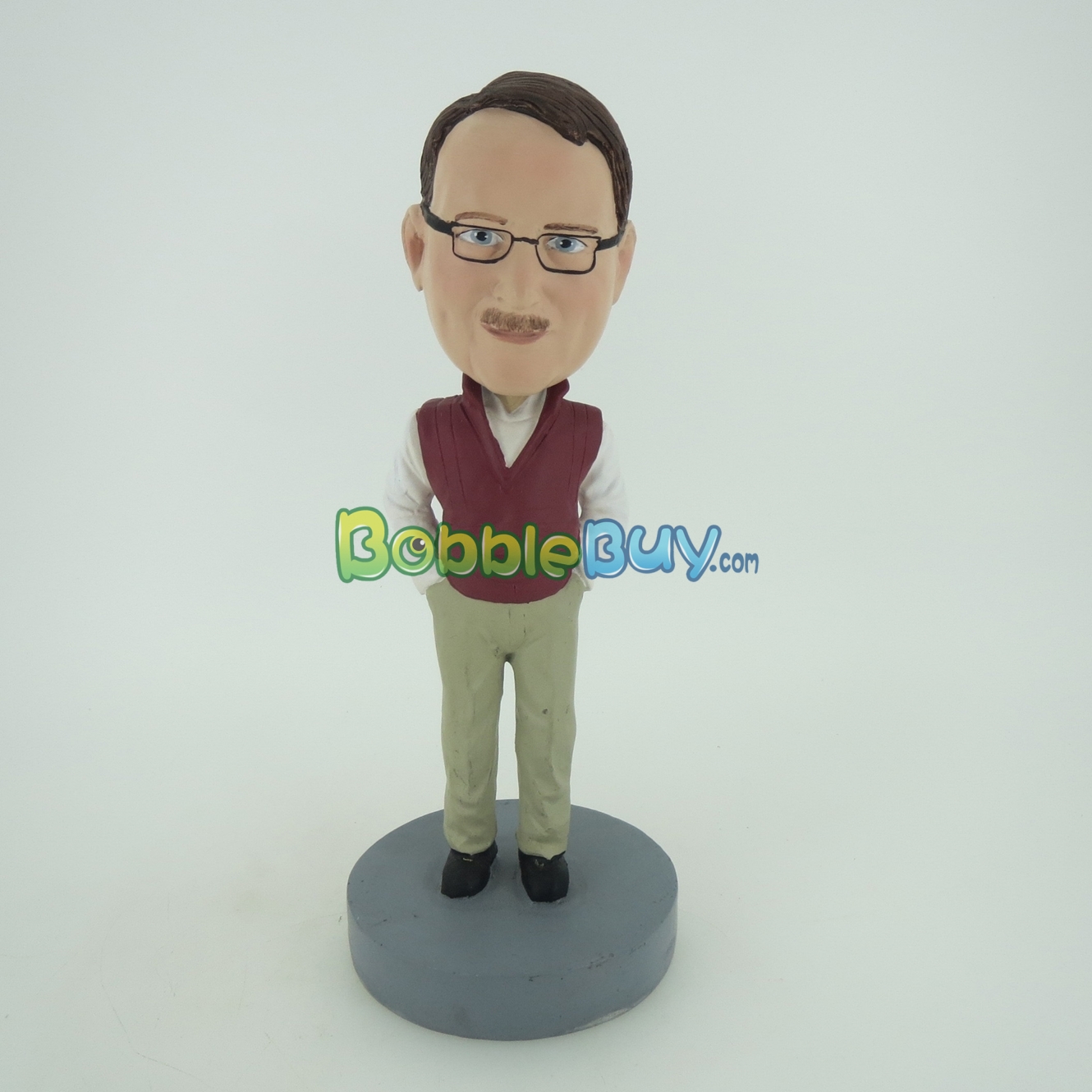 Casual Old Man Bobblehead | BobbleBuy - Custom Bobbleheads from $50