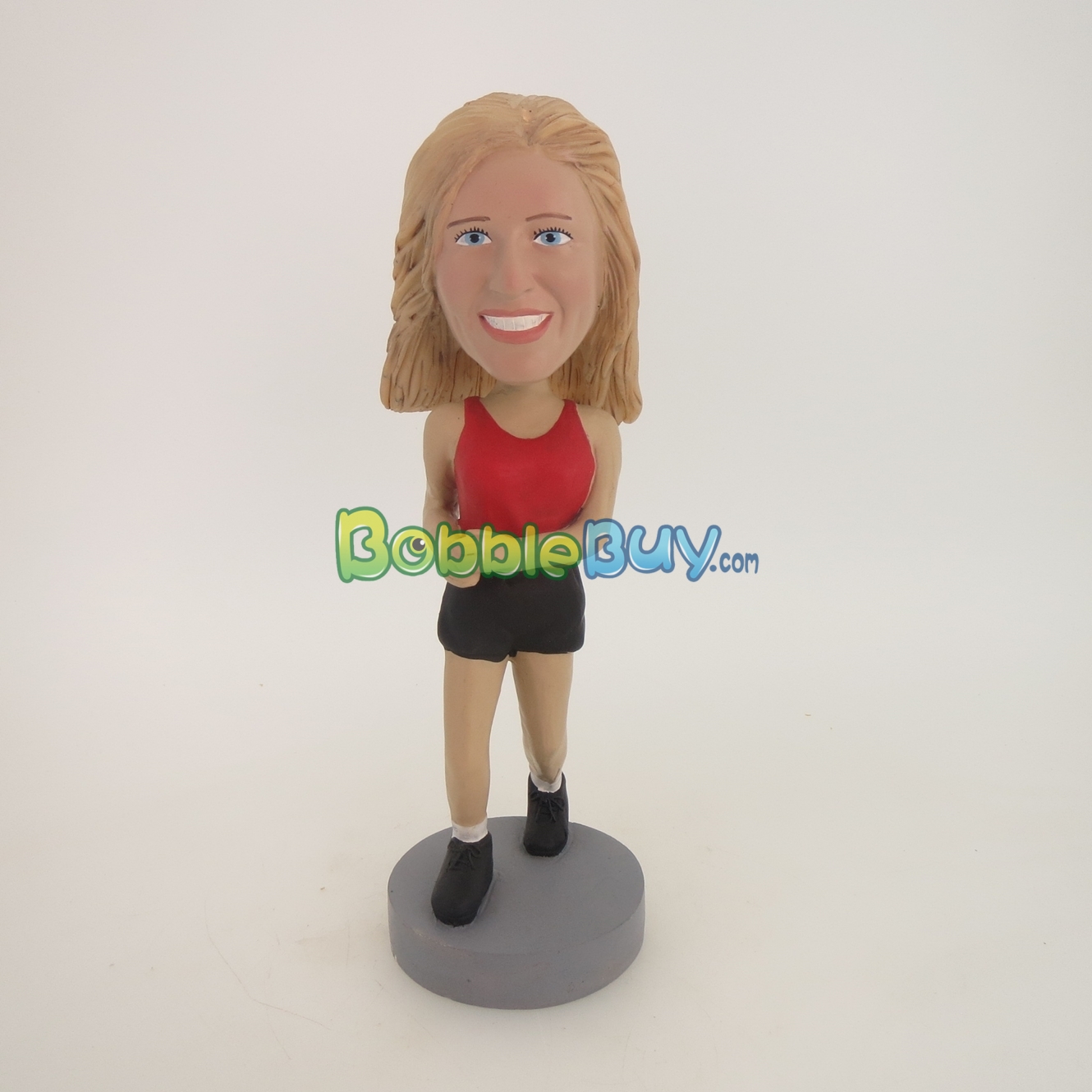 Jogging Girl Bobblehead | BobbleBuy - Custom Bobbleheads from $50