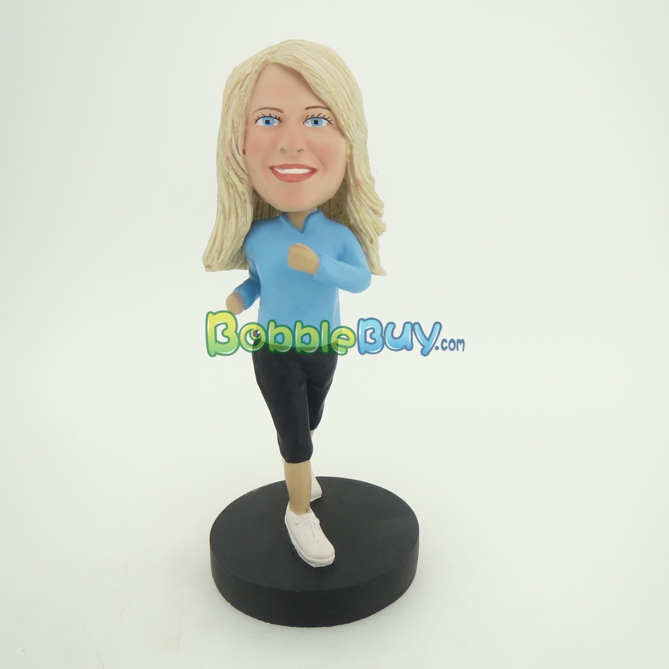 Jogging Woman Bobblehead | BobbleBuy - Custom Bobbleheads from $50