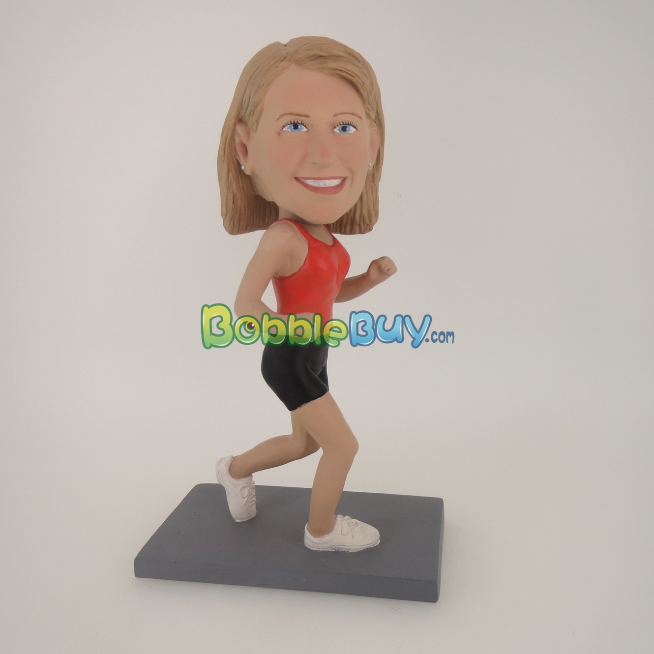 Running Woman Bobblehead | BobbleBuy - Custom Bobbleheads from $50