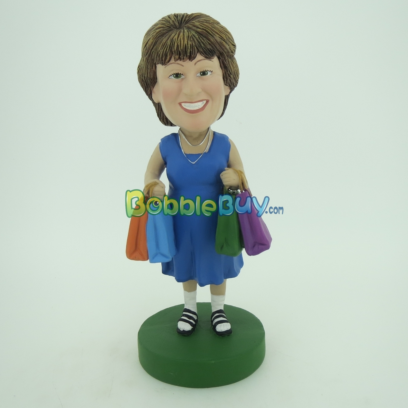 Shopping Woman Bobblehead | BobbleBuy - Custom Bobbleheads from $50