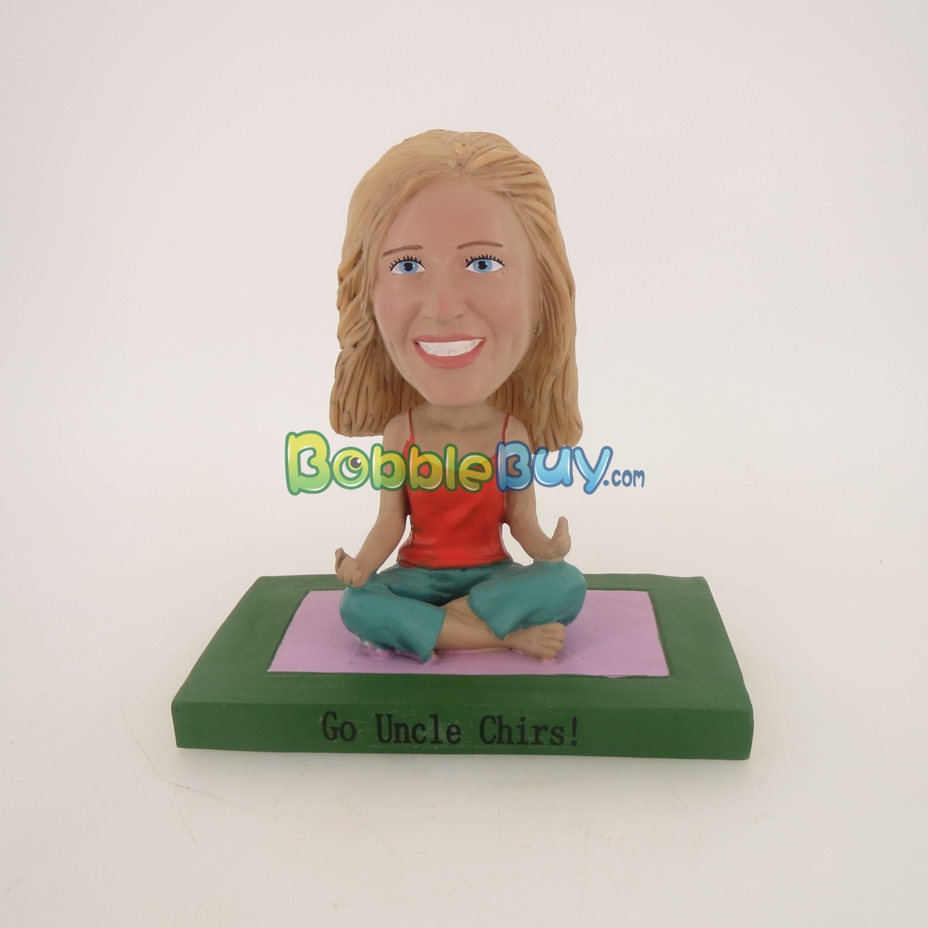 Yoga Woman Bobblehead | BobbleBuy - Custom Bobbleheads from $50