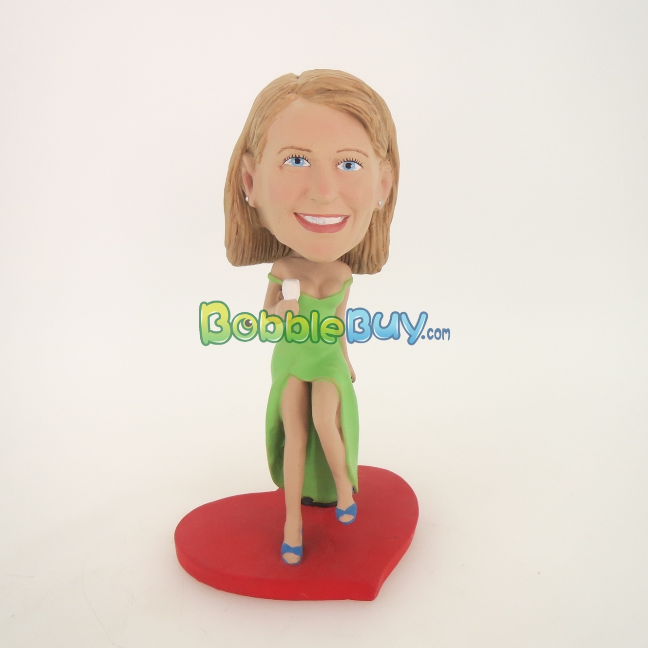 Drinking Woman Bobblehead | BobbleBuy - Custom Bobbleheads from $50