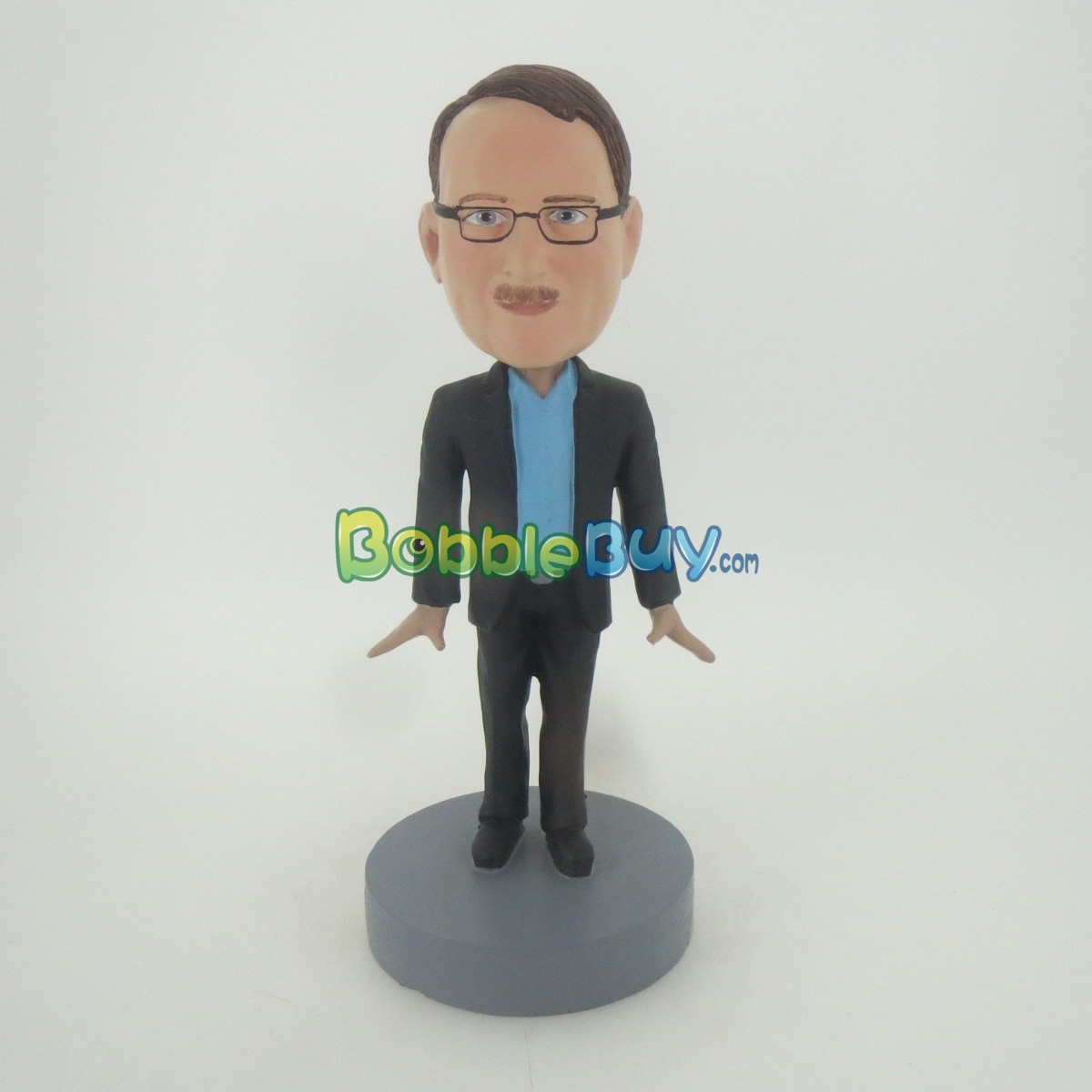 Man In Formal Black Suit Bobblehead | BobbleBuy - Custom Bobbleheads ...