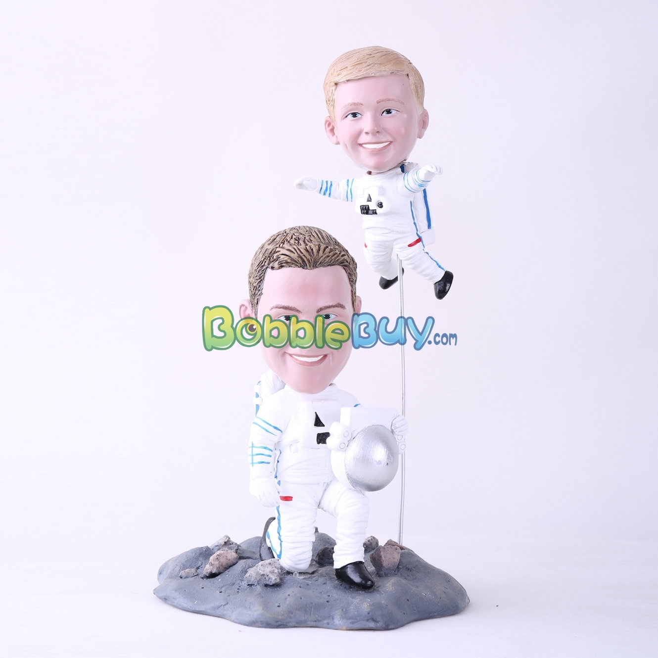 Astronaut Father & Son Bobblehead | BobbleBuy - Custom Bobbleheads from $50