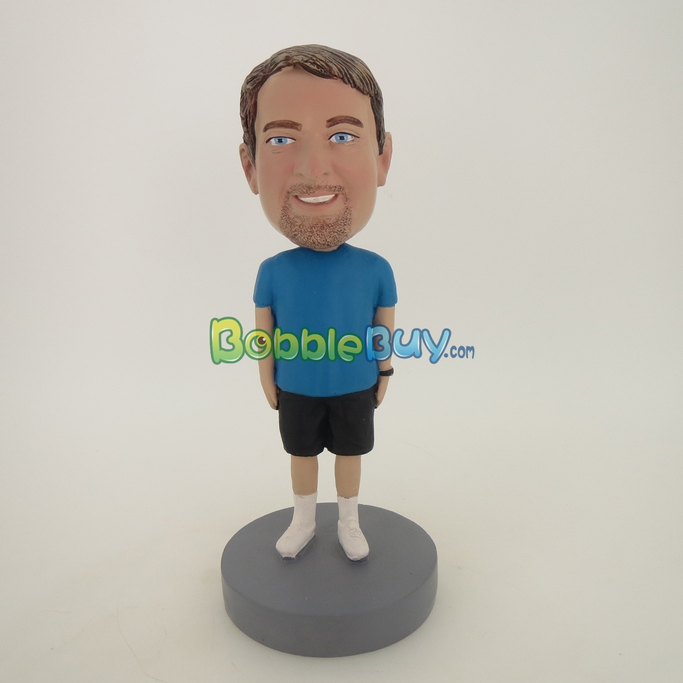 Nice Looking Beard Casual Man Bobblehead | BobbleBuy - Custom ...