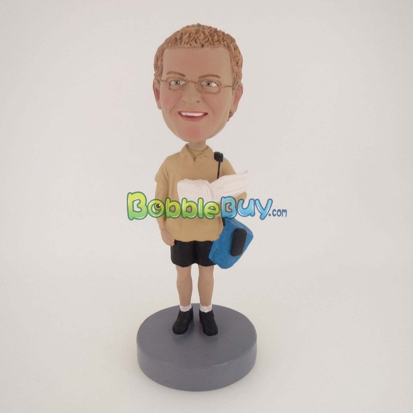 Casual Man Going Out Bobblehead | BobbleBuy - Custom Bobbleheads from $50