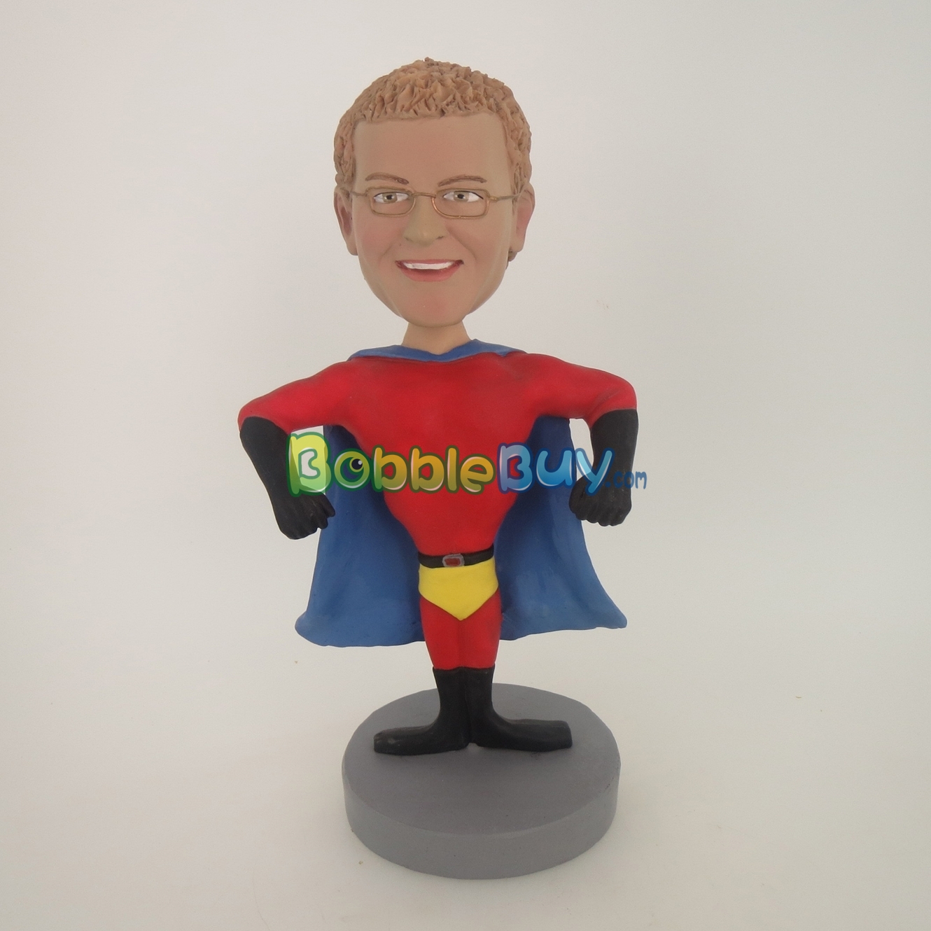 Male Muscle Man Super Hero Bobblehead | BobbleBuy - Custom Bobbleheads ...