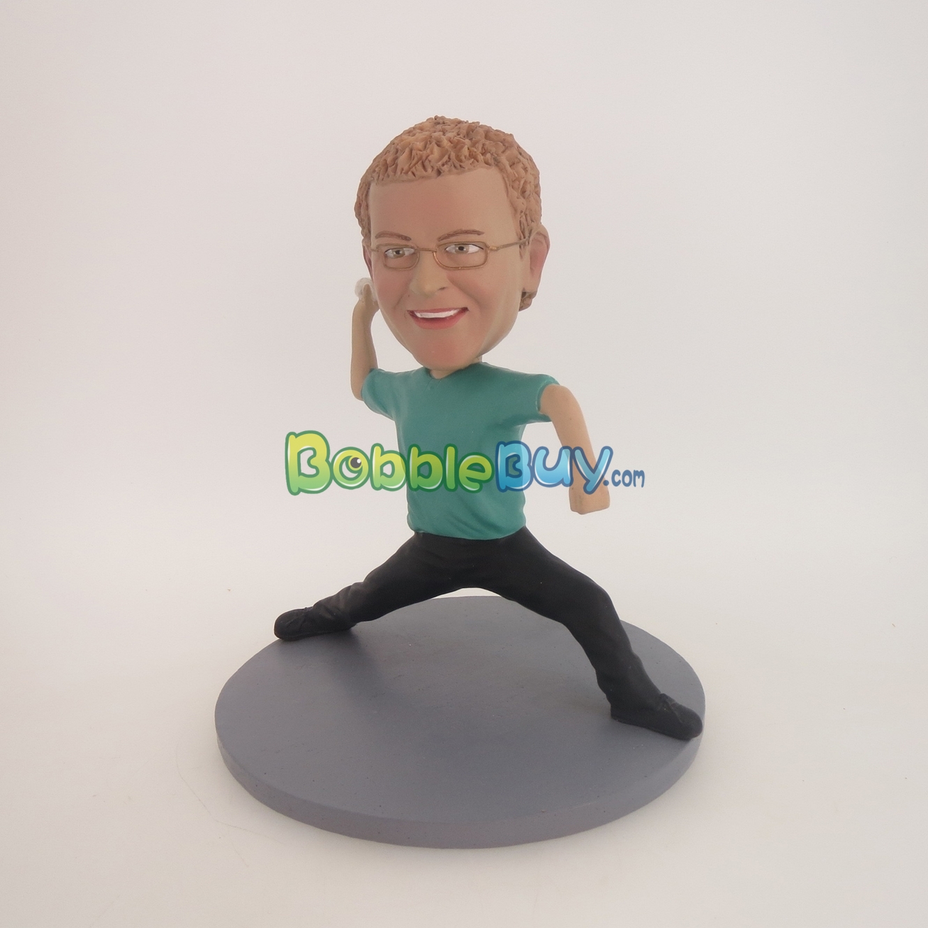 Right-Handed Baseball Man Bobblehead | BobbleBuy - Custom Bobbleheads ...