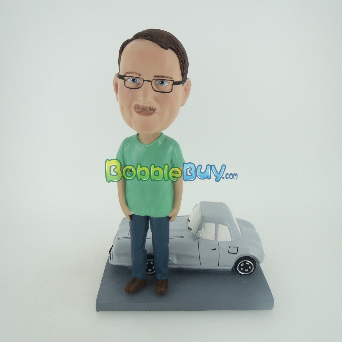 Man With Car Bobblehead | BobbleBuy - Custom Bobbleheads from $50