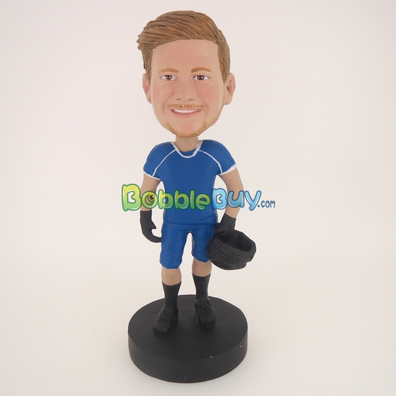 Man With Motorcycle Hat Bobblehead | BobbleBuy - Custom Bobbleheads ...