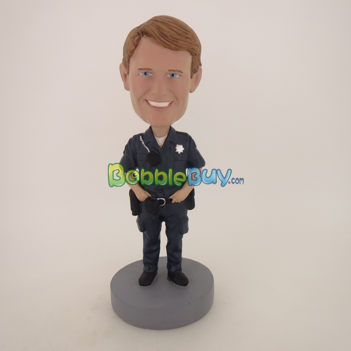 Police Officer With Walkie Talkie Bobblehead | BobbleBuy - Custom ...