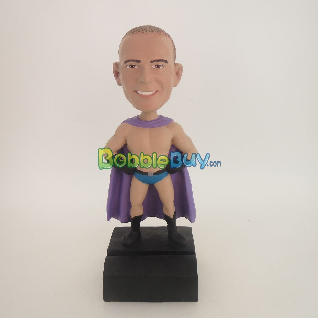 Purple Cloak Man Bobblehead | BobbleBuy - Custom Bobbleheads from $50