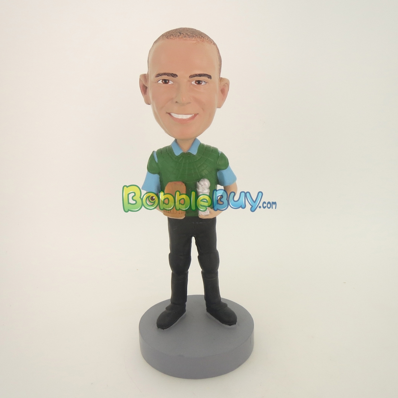 Winning Man Bobblehead | BobbleBuy - Custom Bobbleheads from $50
